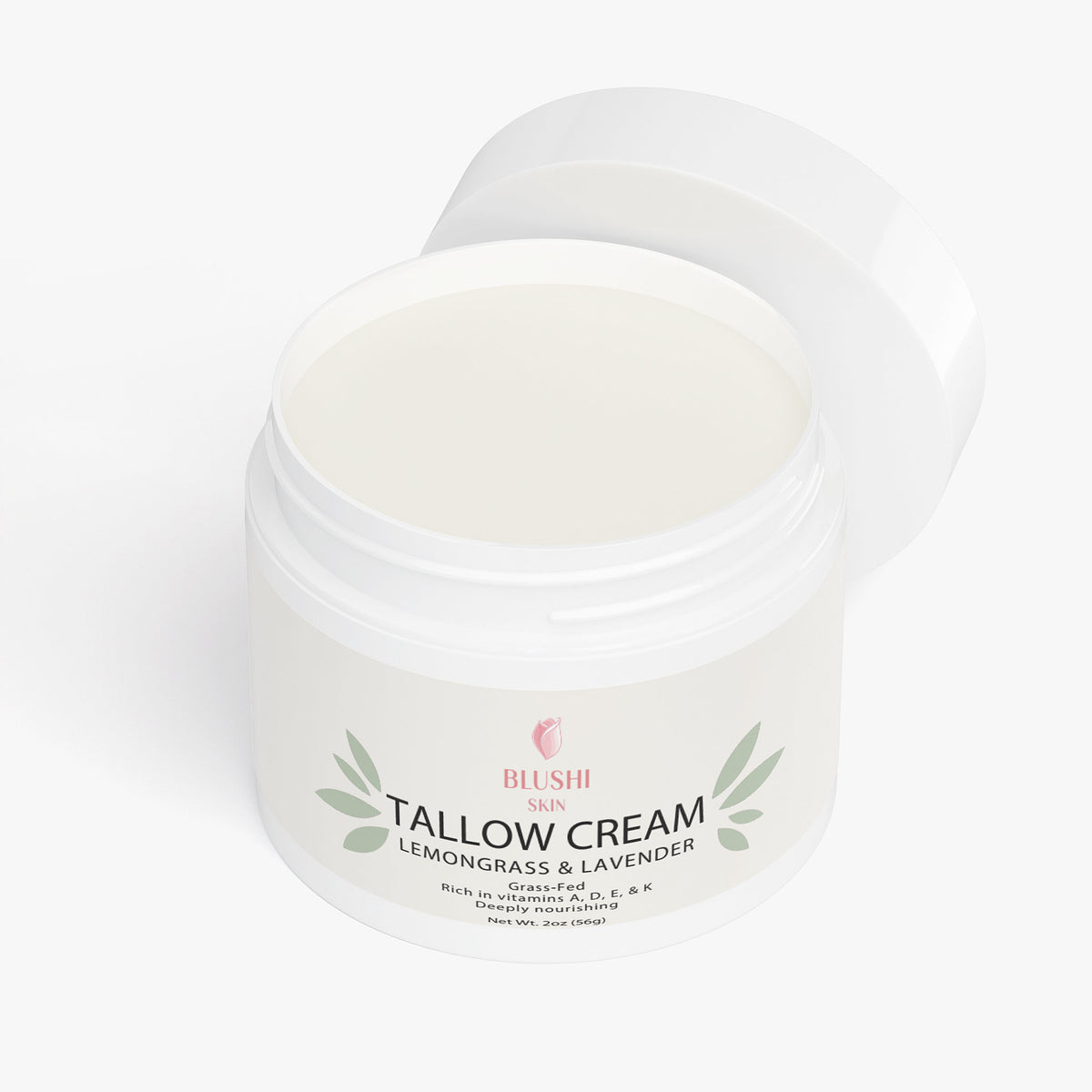 Tallow Cream Lemongrass & Lavender | blushi-skin - Buy Body Care